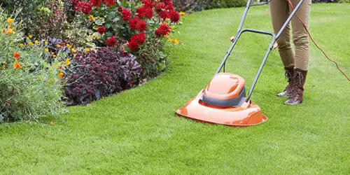 Flymo TurboLite 400 electric hover lawn mower review | My Dream Haus